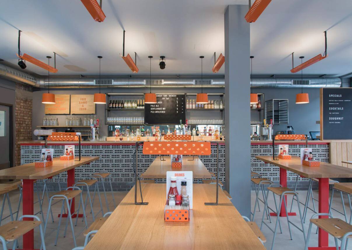 Celebrando el día del pollo frito con los restaurantes con mejor diseño