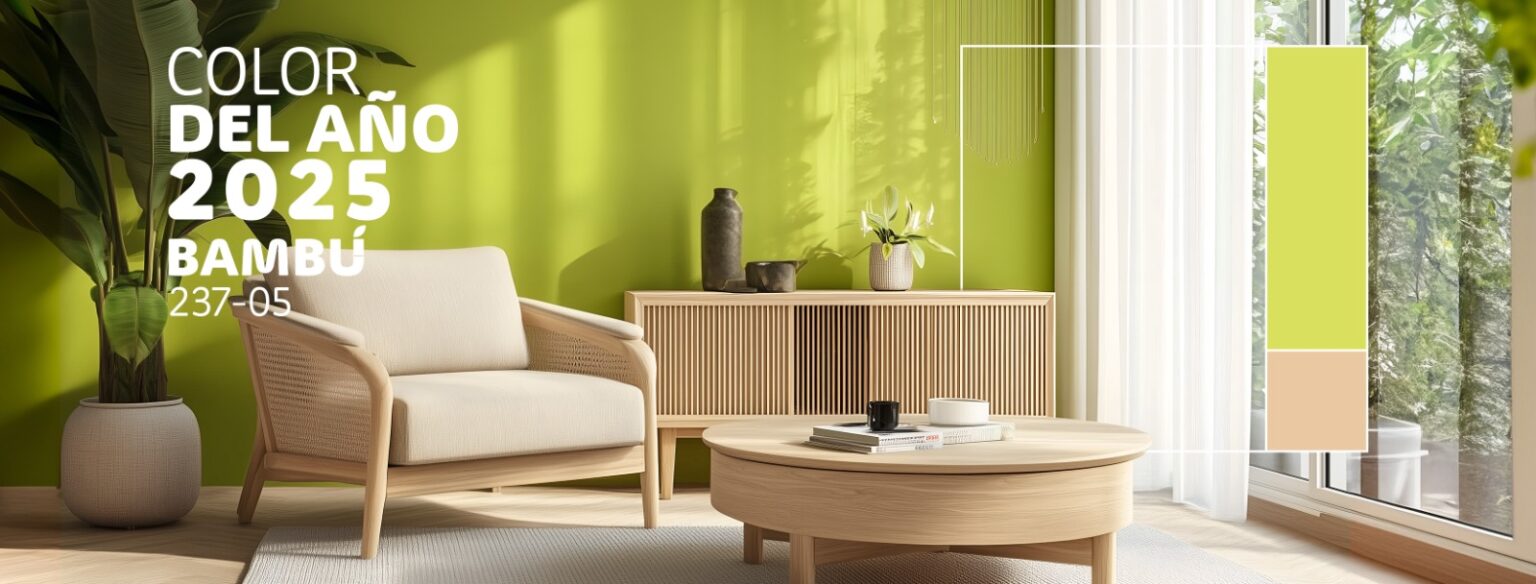 Bambú 237-05: El Color del Año 2025 de Comex | Grid Magazine